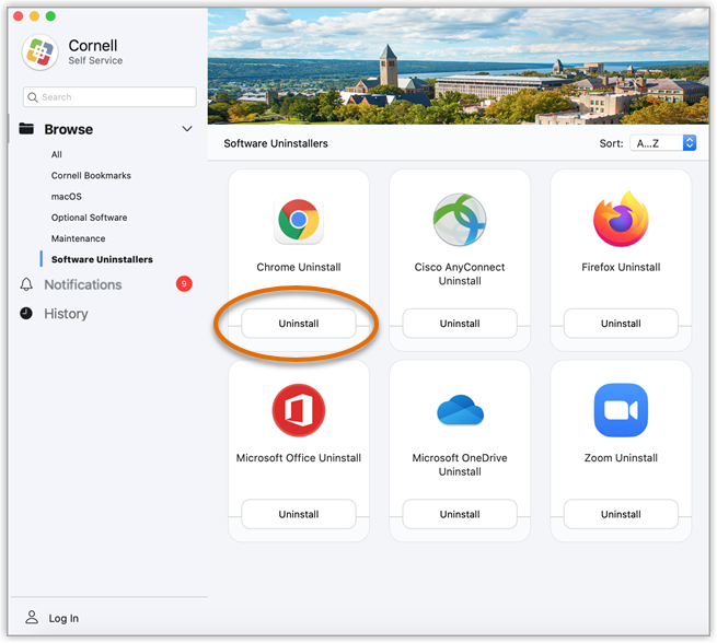 Use Self Service on Managed Mac Devices | IT@Cornell