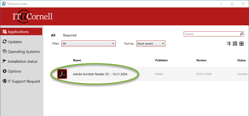 Use Software Center on Managed Windows Devices | IT@Cornell