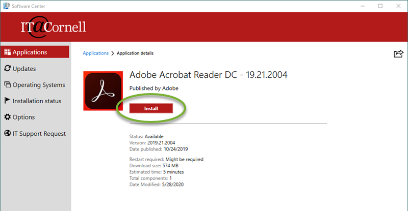 Use Software Center on Managed Windows Devices | IT@Cornell