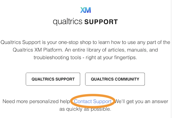 Sign In to Submit a Request to Qualtrics Support | IT@Cornell