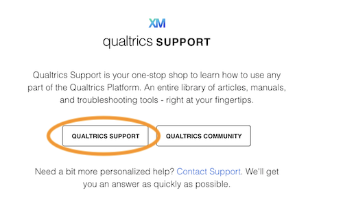 Sign In to Submit a Request to Qualtrics Support | IT@Cornell